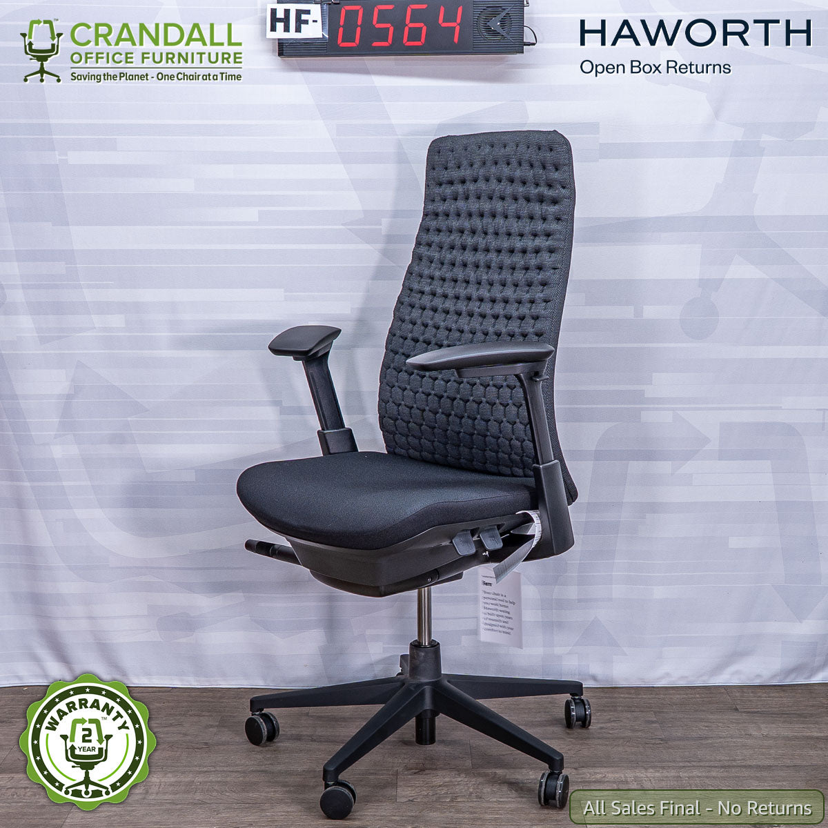 HF-0564 - Haworth Open Box Returns Fern – Crandall Office Furniture