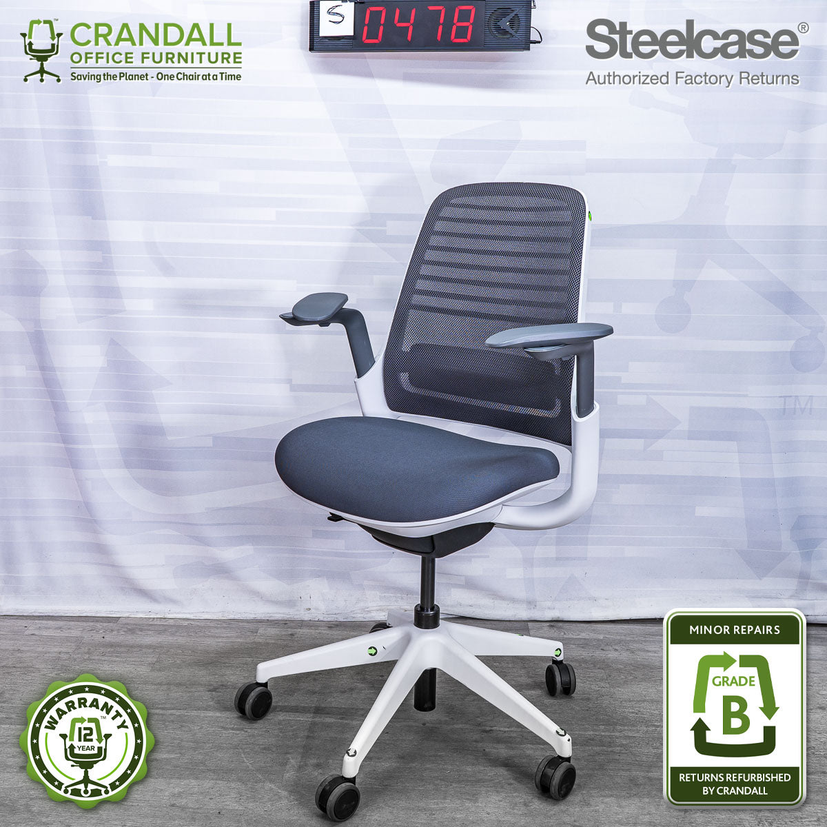 S-0478 - Steelcase Series 1 - Grade B – Crandall Office Furniture