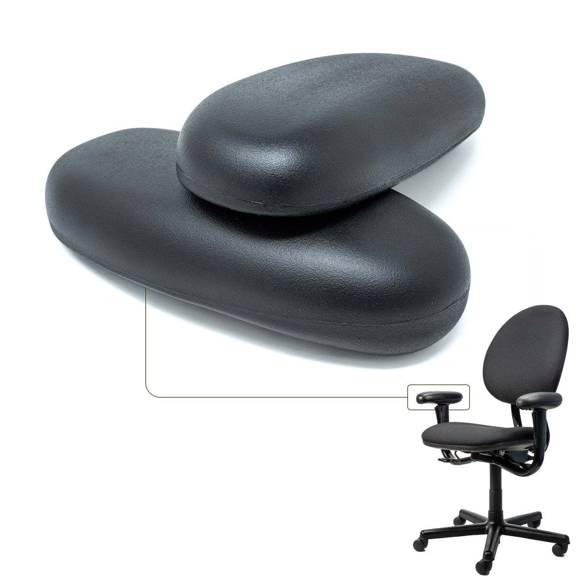 Steelcase 453 Criterion Chair Arm Pads – Premium Replacement Armrests ...
