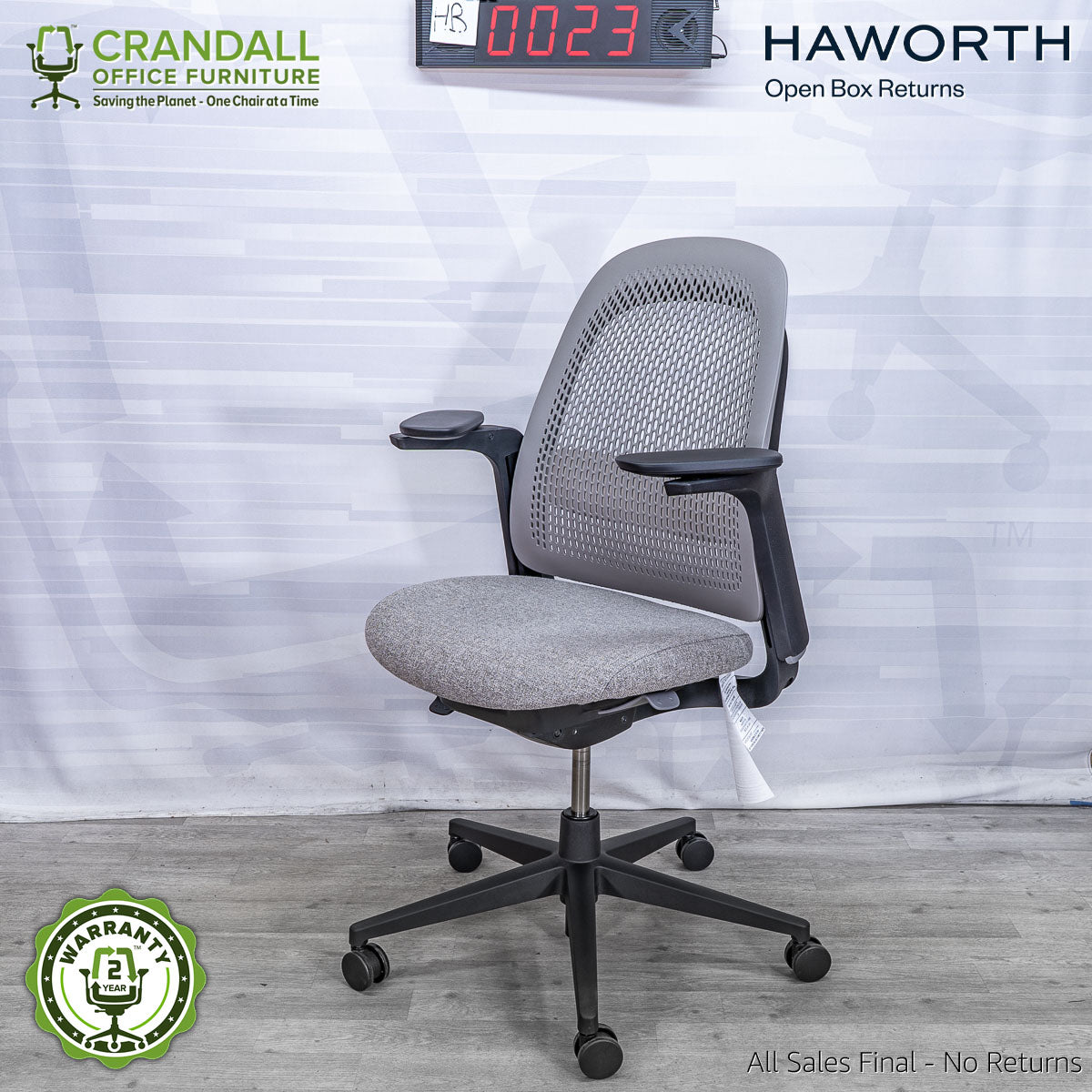 HB-0023 - Haworth Open Box Breck – Crandall Office Furniture