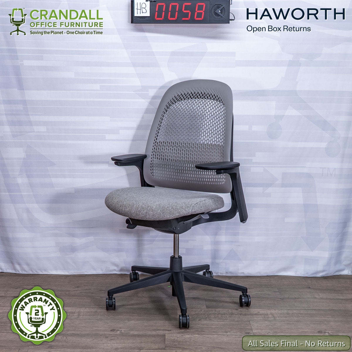 HB-0058 - Haworth Open Box Returns Breck – Crandall Office Furniture