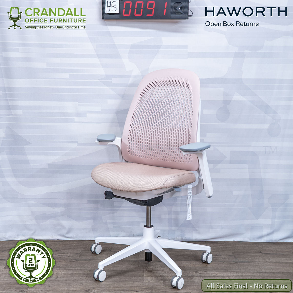 HB-0091 - Haworth Open Box Returns Breck – Crandall Office Furniture