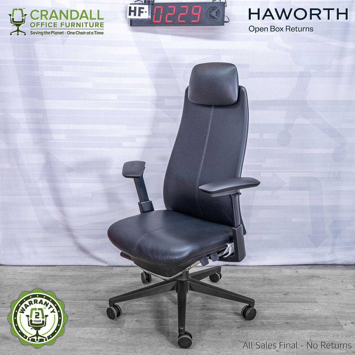 HF-0229 - Haworth Fern with Headrest – Crandall Office Furniture