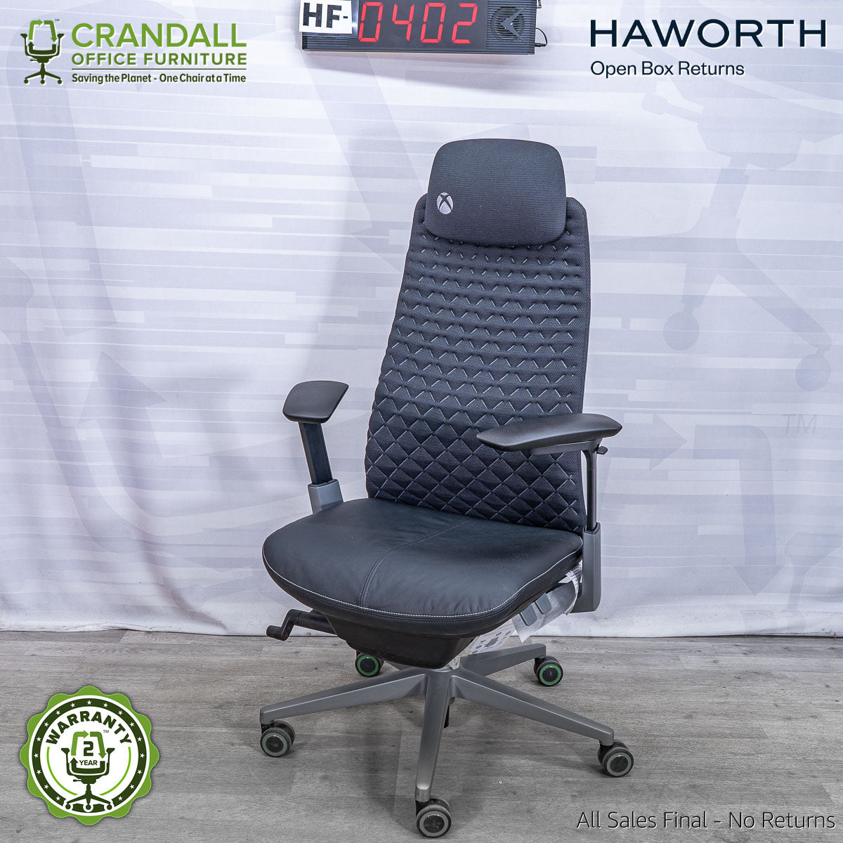 HF-0402 - Haworth Fern with Headrest – Crandall Office Furniture