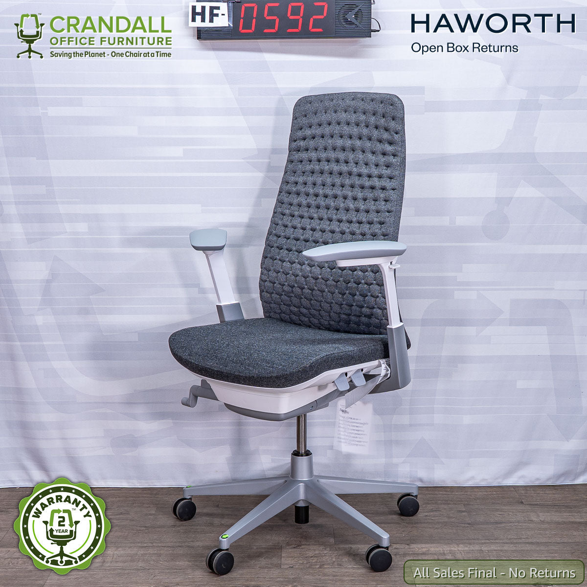 HF-0592 - Haworth Open Box Returns Fern – Crandall Office Furniture