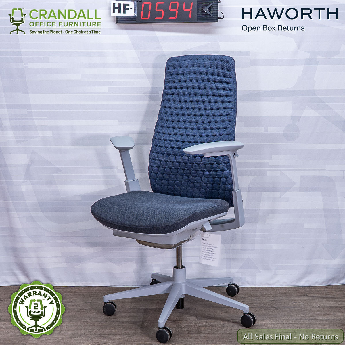 HF-0594 - Haworth Open Box Returns Fern – Crandall Office Furniture