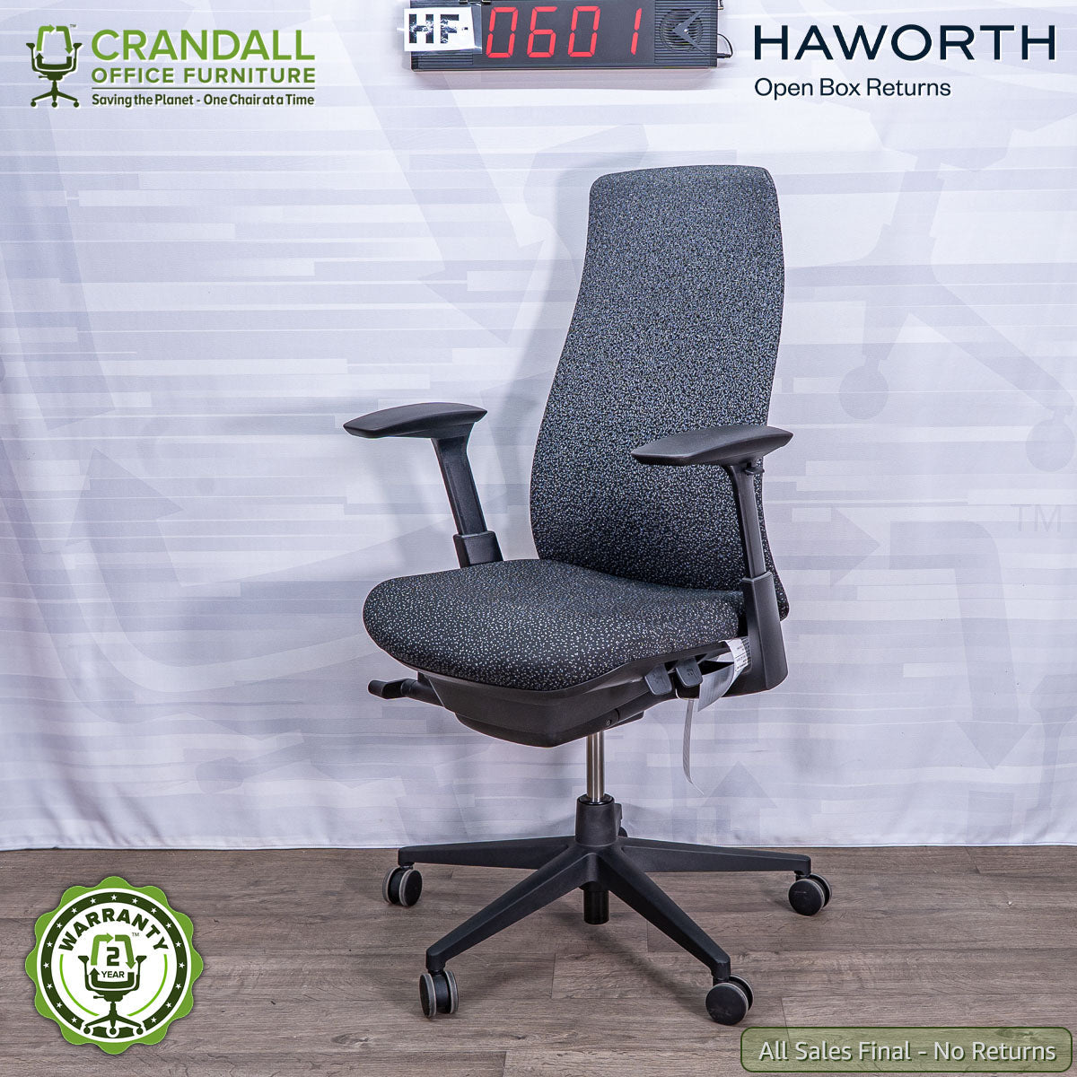 HF-0601 - Haworth Open Box Returns Fern – Crandall Office Furniture