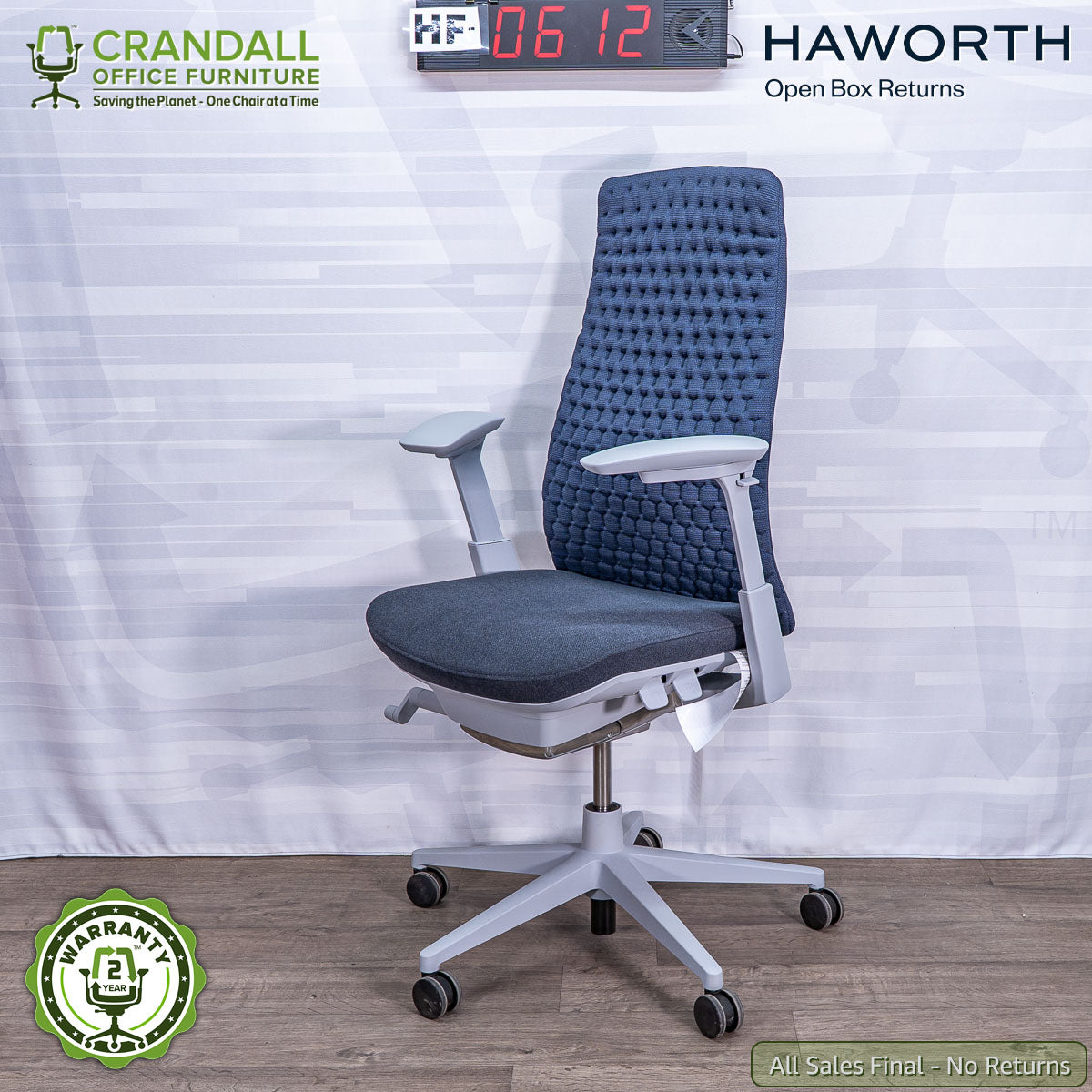 HF-0612 - Haworth Open Box Returns Fern – Crandall Office Furniture