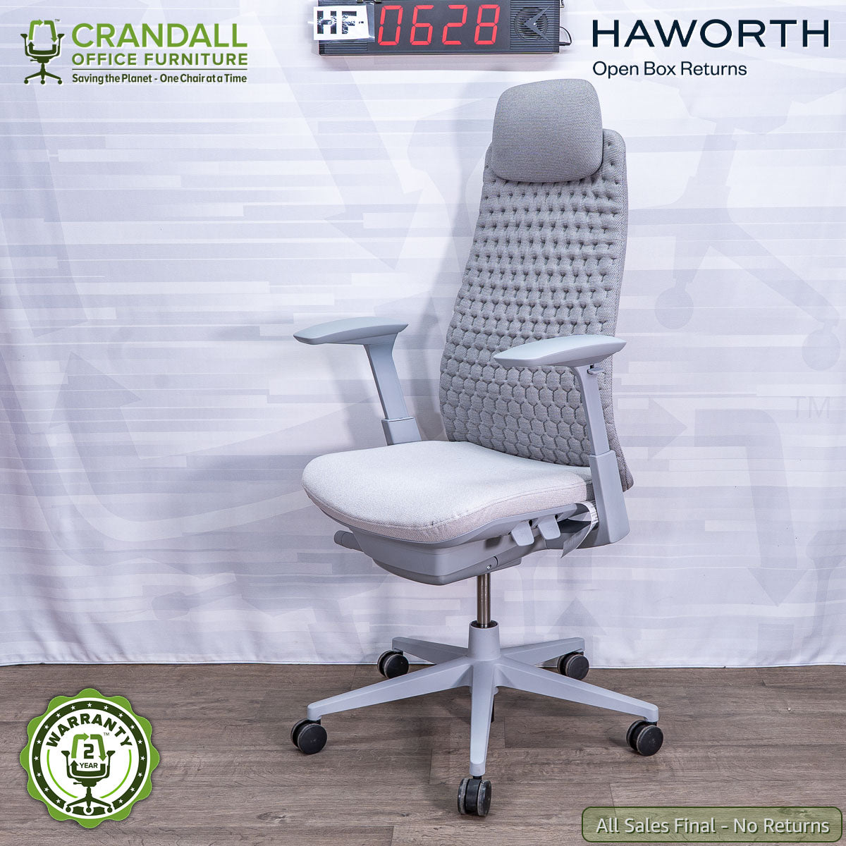 HF-0628 - Haworth Open Box Returns Fern – Crandall Office Furniture