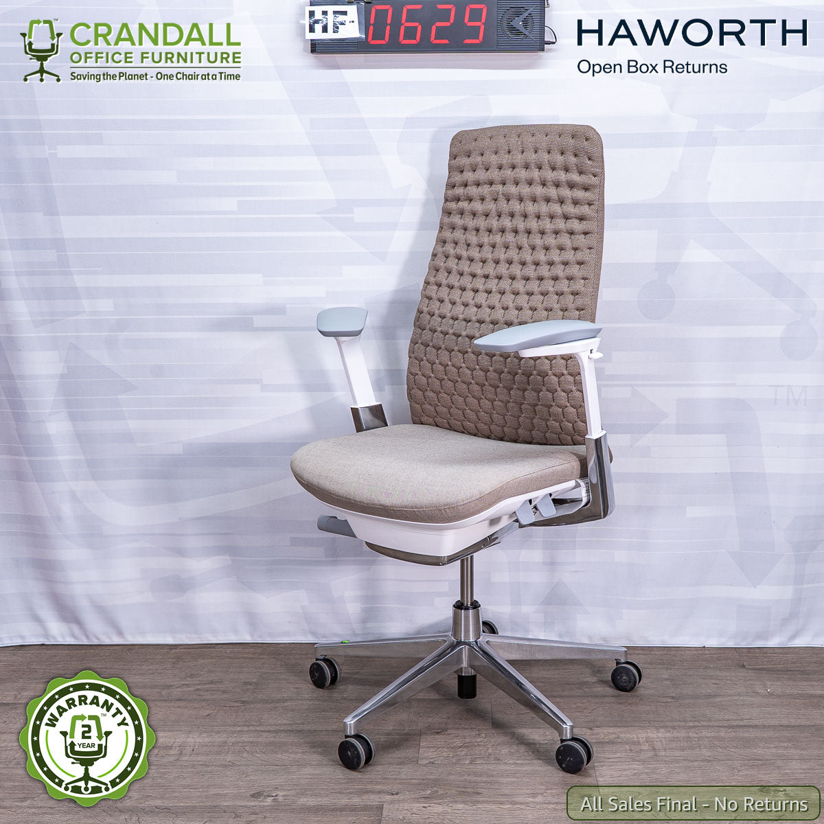 HF-0629 - Haworth Open Box Returns Fern – Crandall Office Furniture