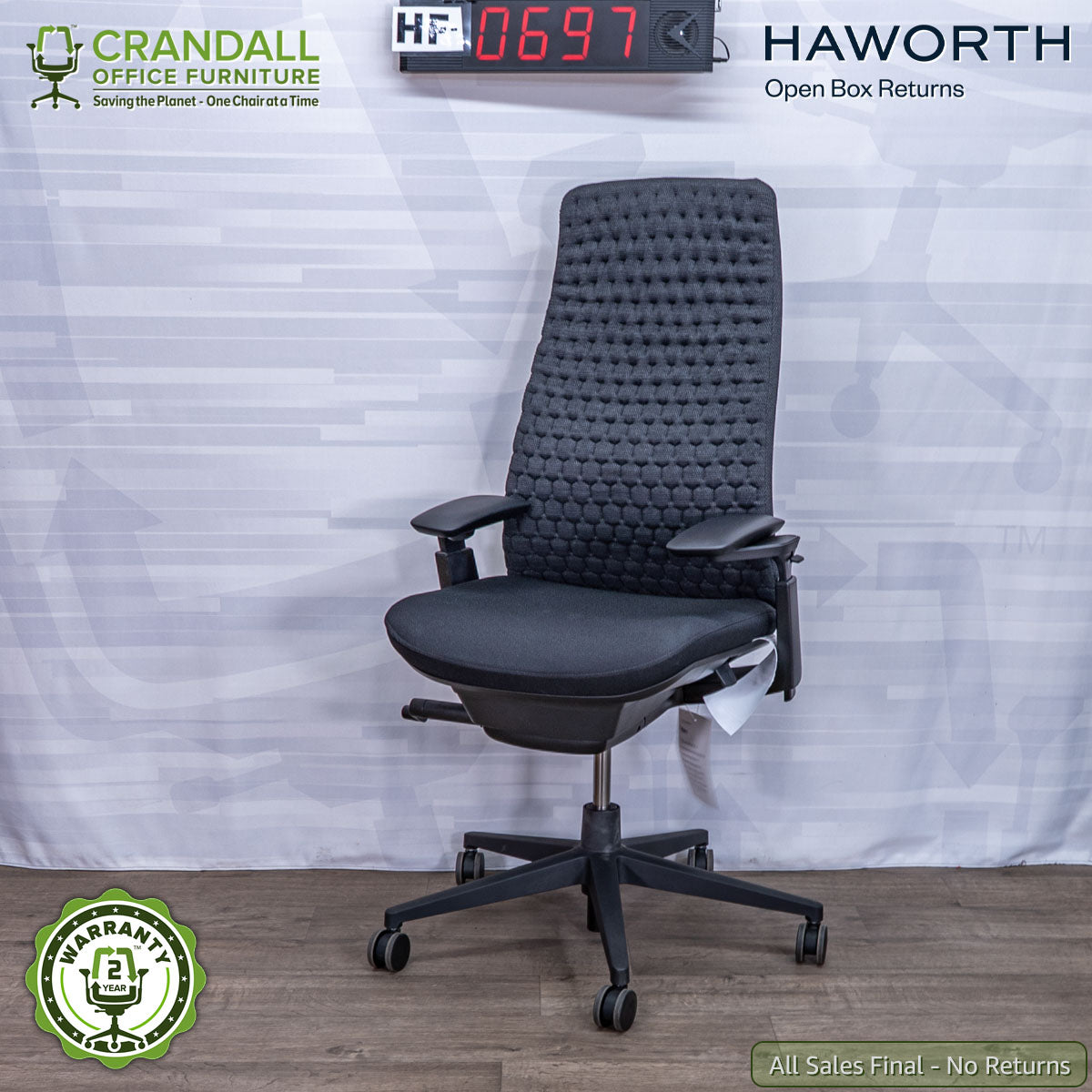 HF-0697 - Haworth Open Box Returns Fern – Crandall Office Furniture