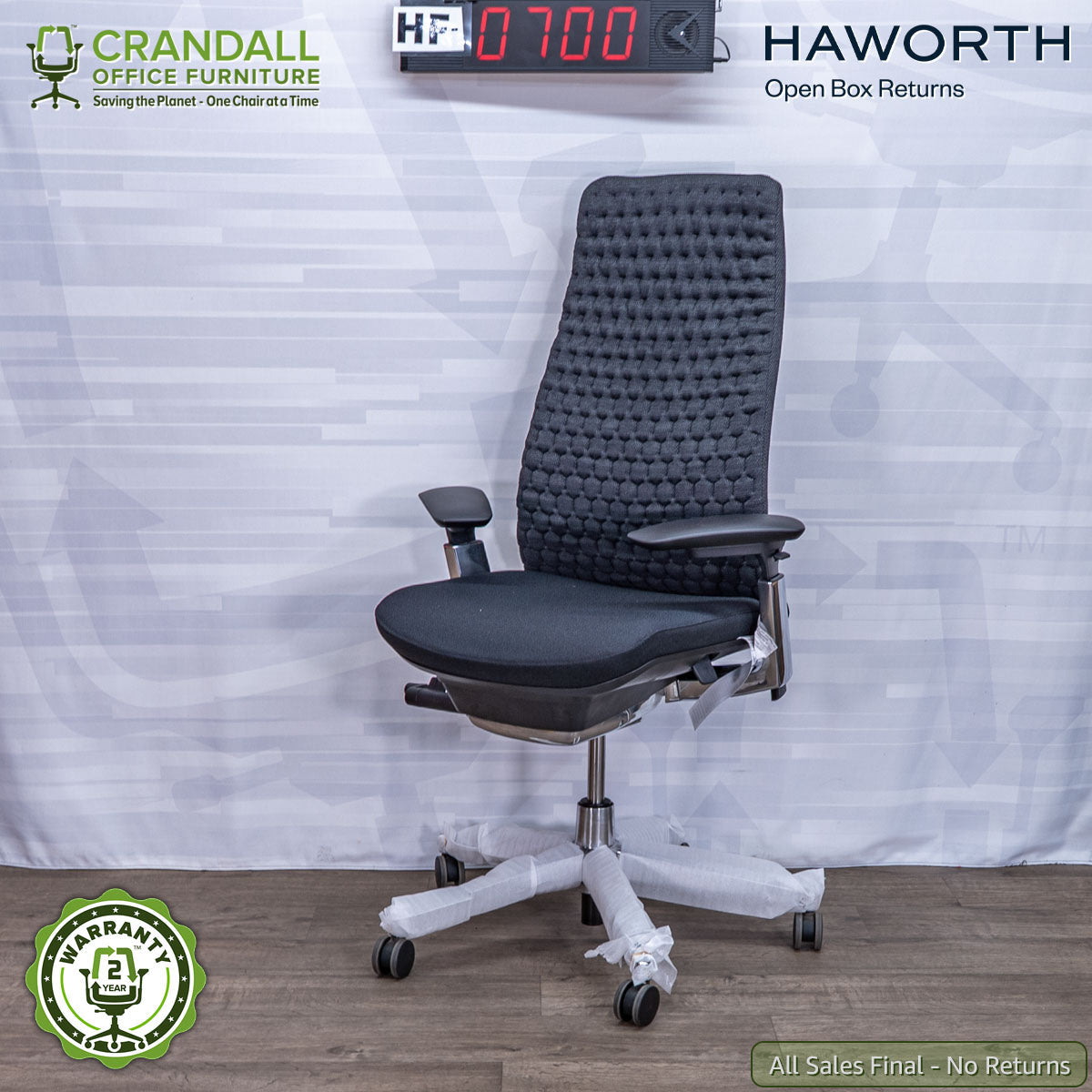 HF-0700 - Haworth Open Box Returns Fern – Crandall Office Furniture