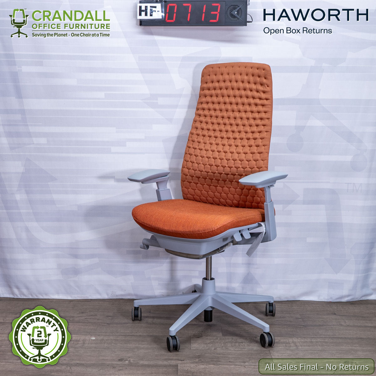HF-0713 - Haworth Open Box Returns Fern – Crandall Office Furniture
