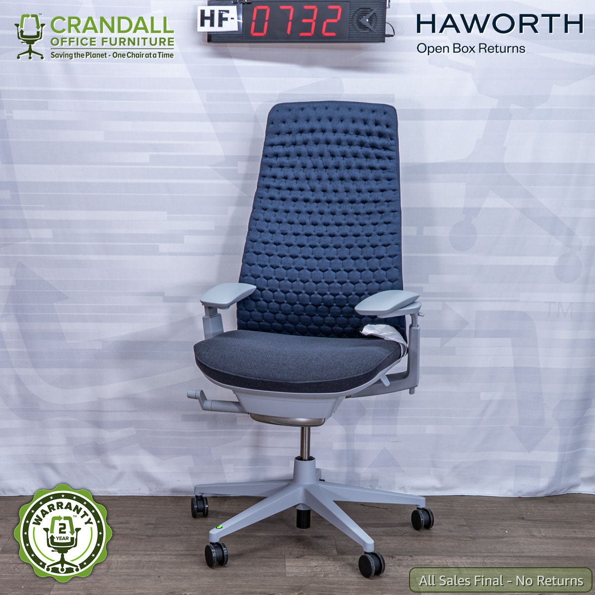 HF-0732 - Haworth Open Box Returns Fern – Crandall Office Furniture