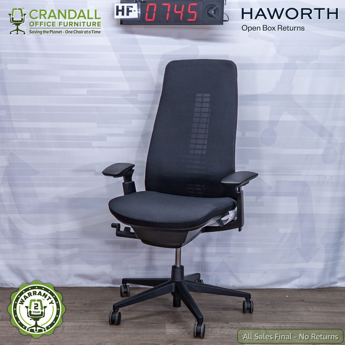 HF-0745 - Haworth Open Box Returns Fern – Crandall Office Furniture
