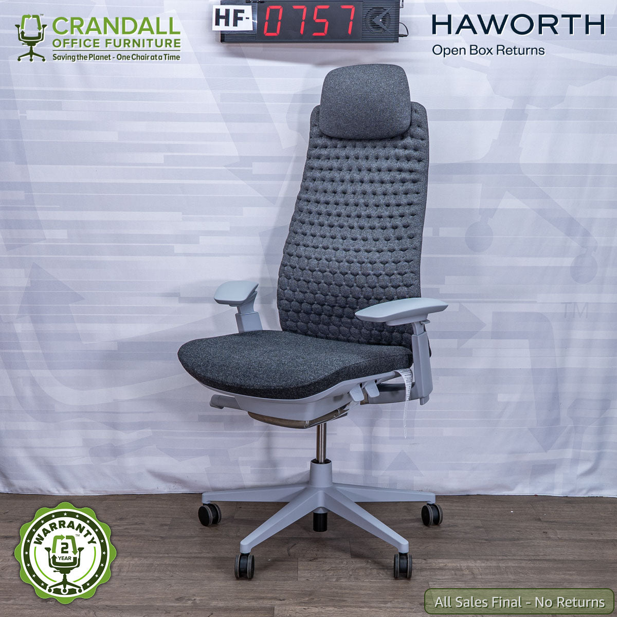 HF-0757 - Haworth Open Box Returns Fern – Crandall Office Furniture