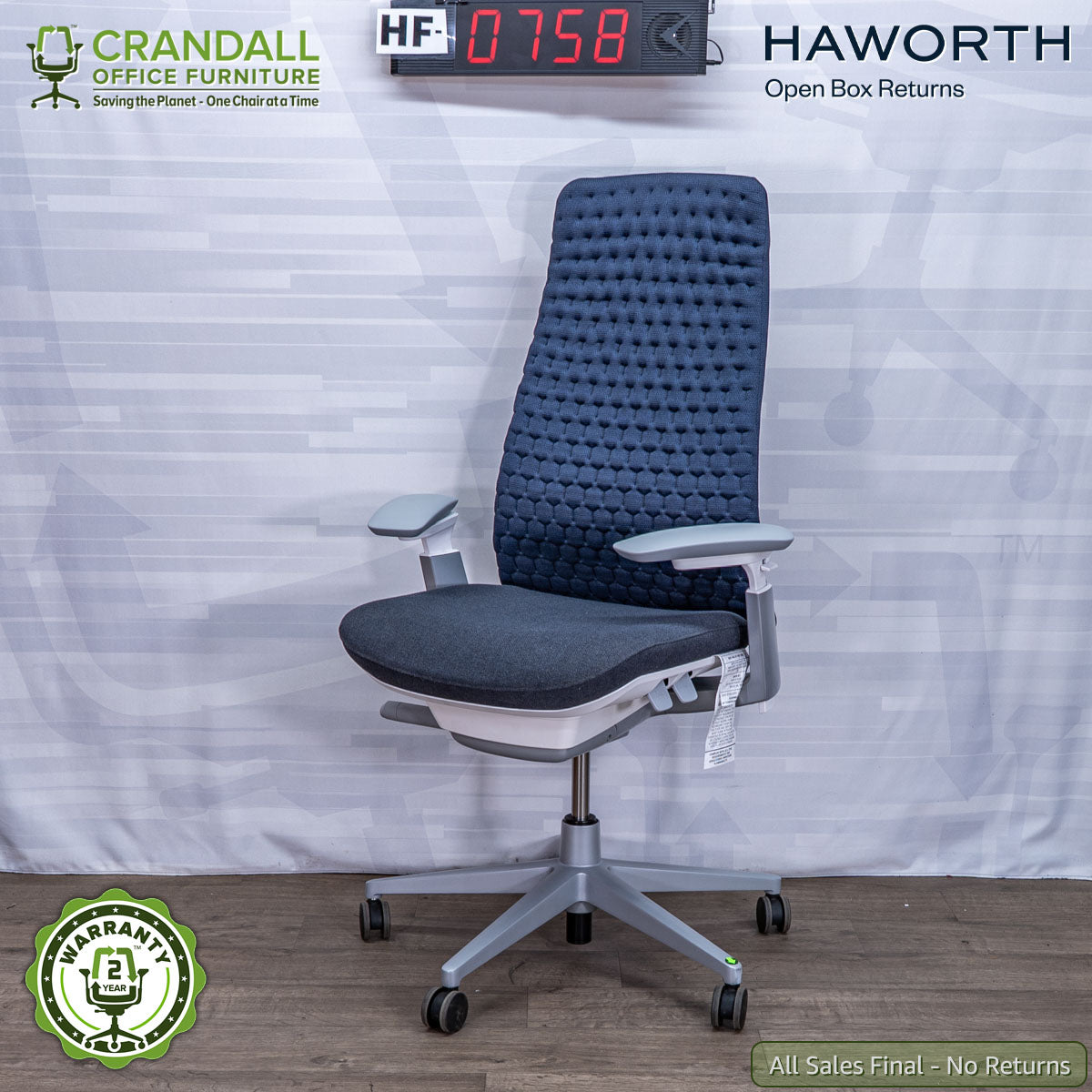 HF-0758 - Haworth Open Box Returns Fern – Crandall Office Furniture
