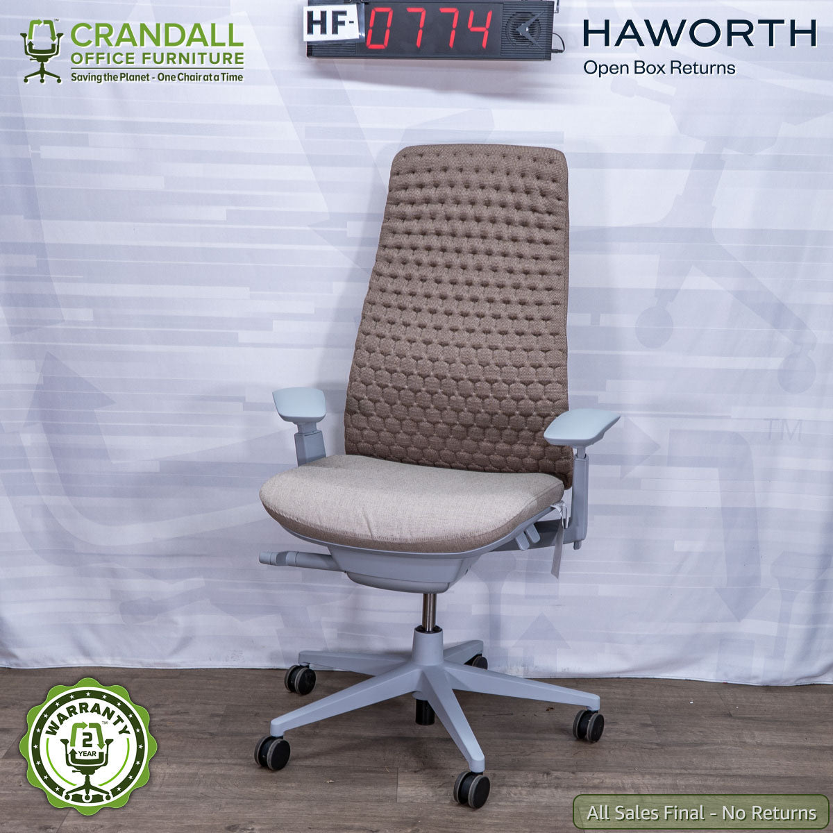 HF-0774 - Haworth Open Box Returns Fern – Crandall Office Furniture