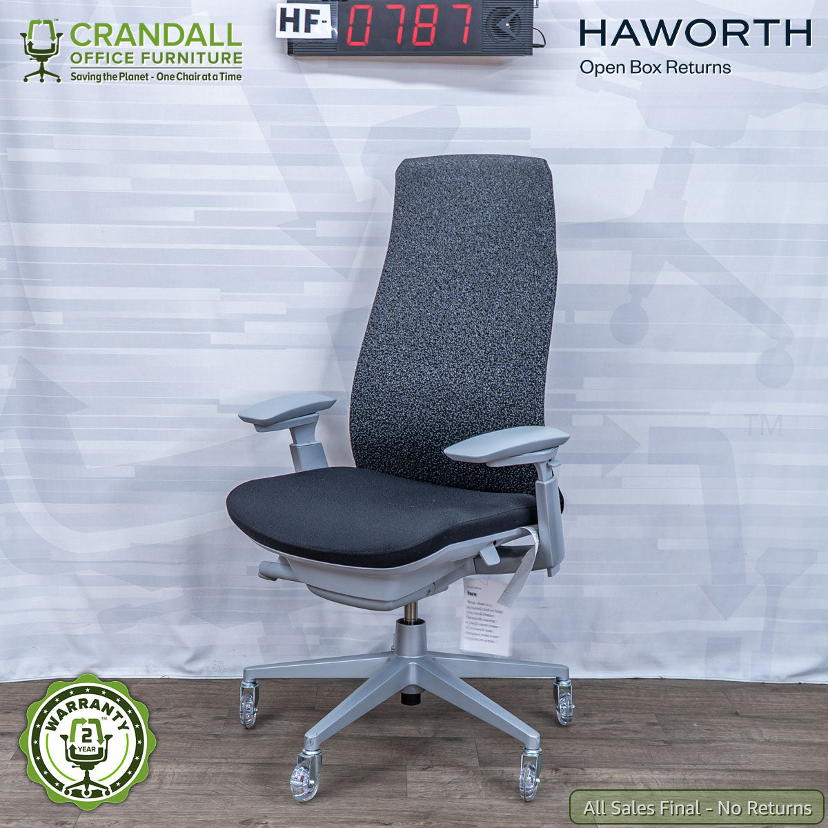 HF-0787 - Haworth Open Box Returns Fern – Crandall Office Furniture