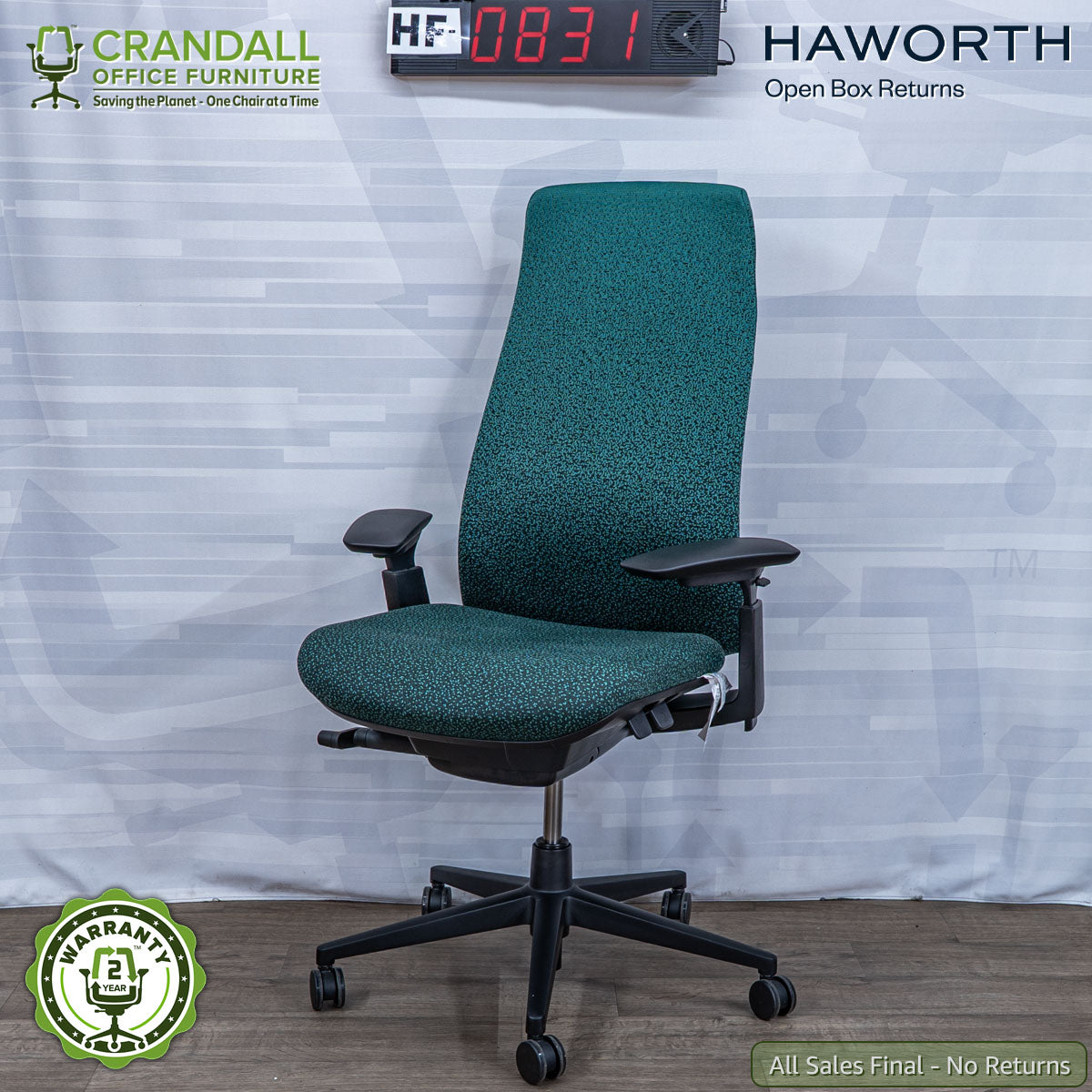 HF-0831 - Haworth Open Box Returns Fern – Crandall Office Furniture