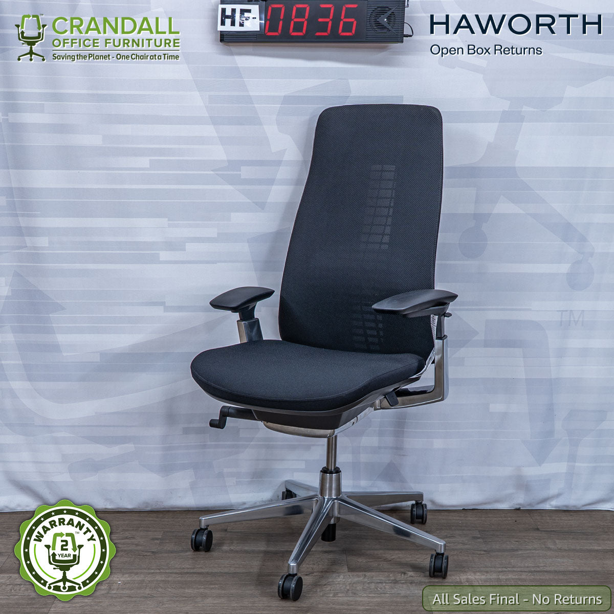 HF-0836 - Haworth Open Box Returns Fern – Crandall Office Furniture