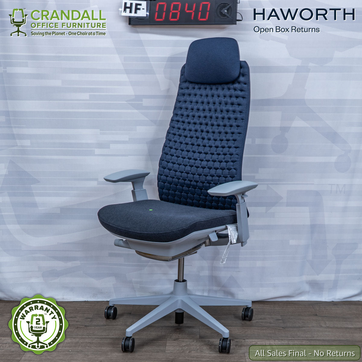 HF-0840 - Haworth Open Box Returns Fern – Crandall Office Furniture