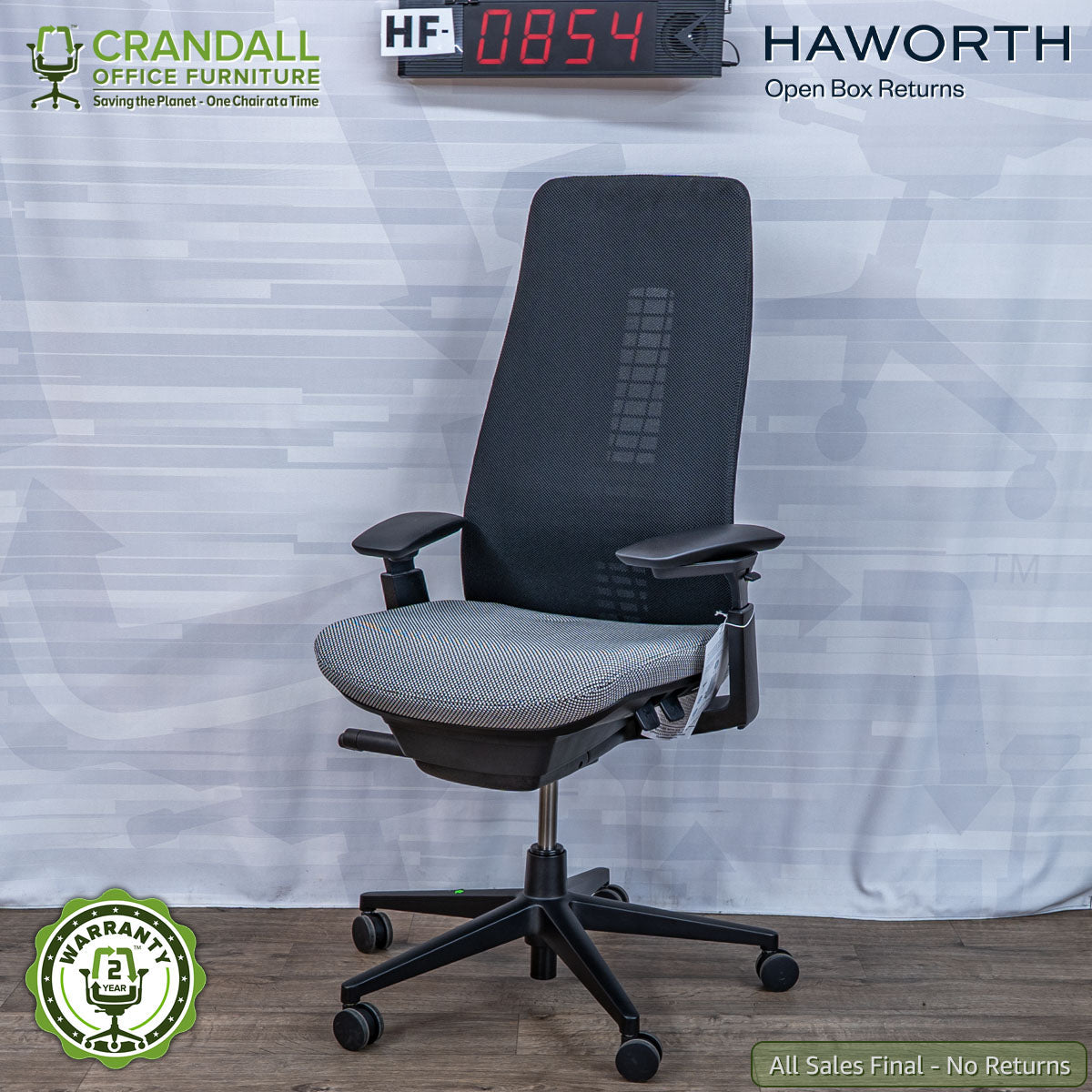 HF-0854 - Haworth Open Box Returns Fern – Crandall Office Furniture