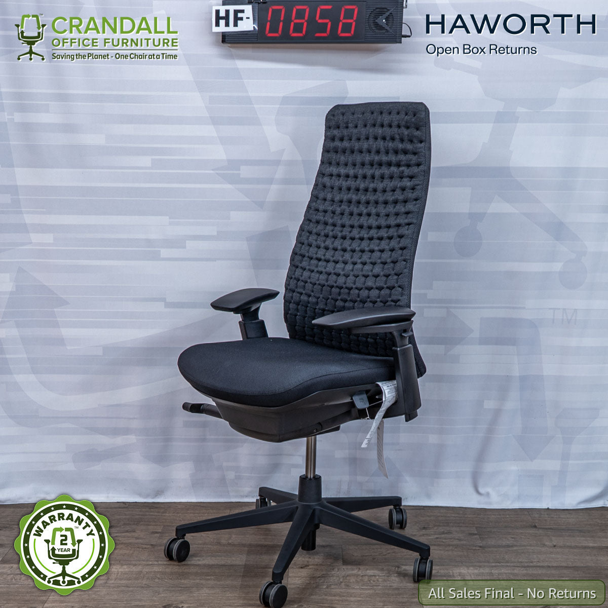 HF-0858 - Haworth Open Box Returns Fern – Crandall Office Furniture