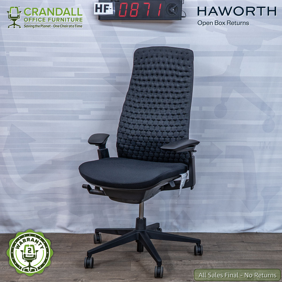 HF-0871 - Haworth Open Box Returns Fern – Crandall Office Furniture