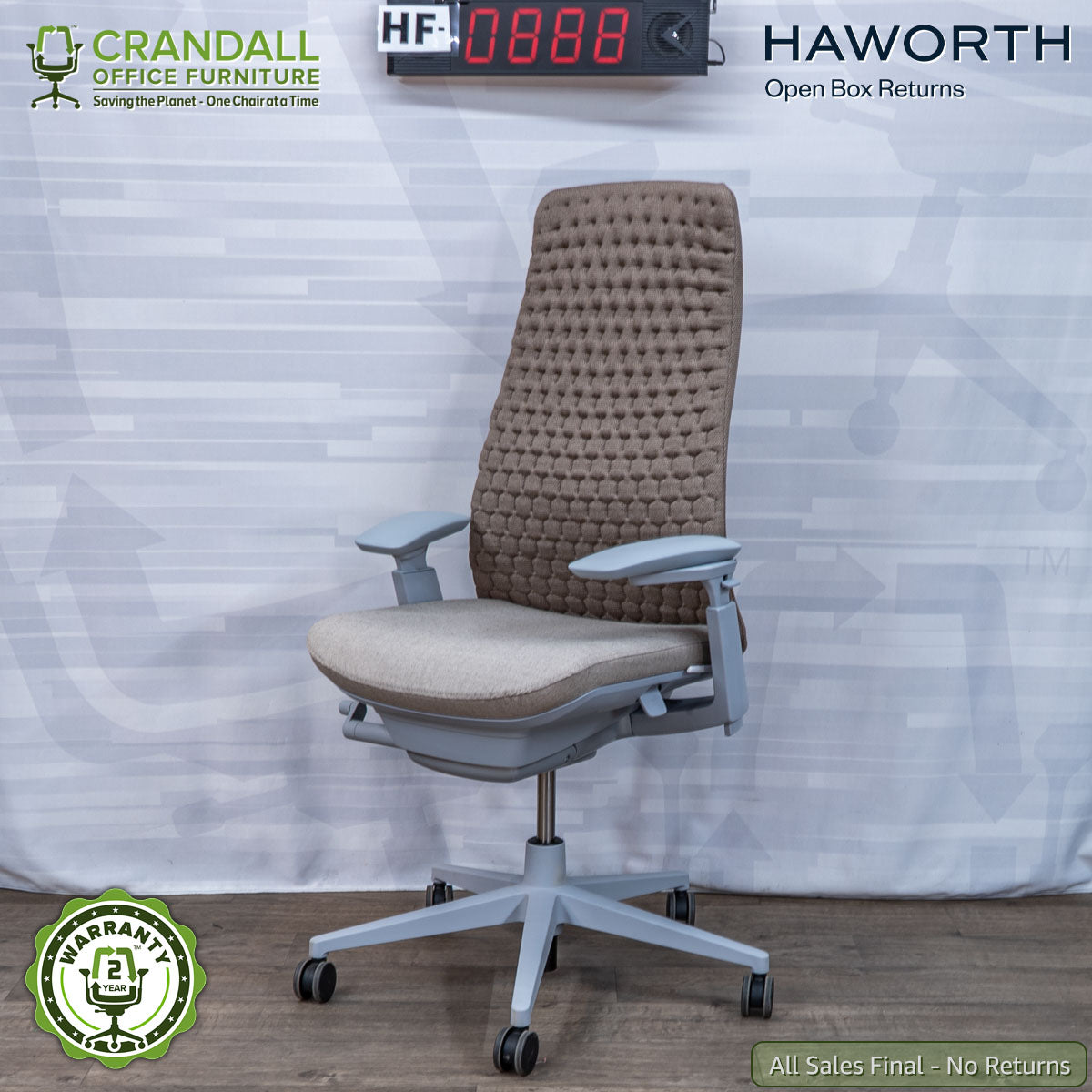 HF-0888 - Haworth Open Box Returns Fern – Crandall Office Furniture