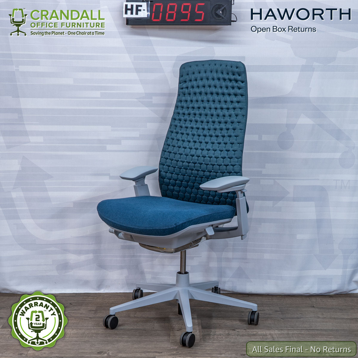 HF-0895 - Haworth Open Box Returns Fern – Crandall Office Furniture