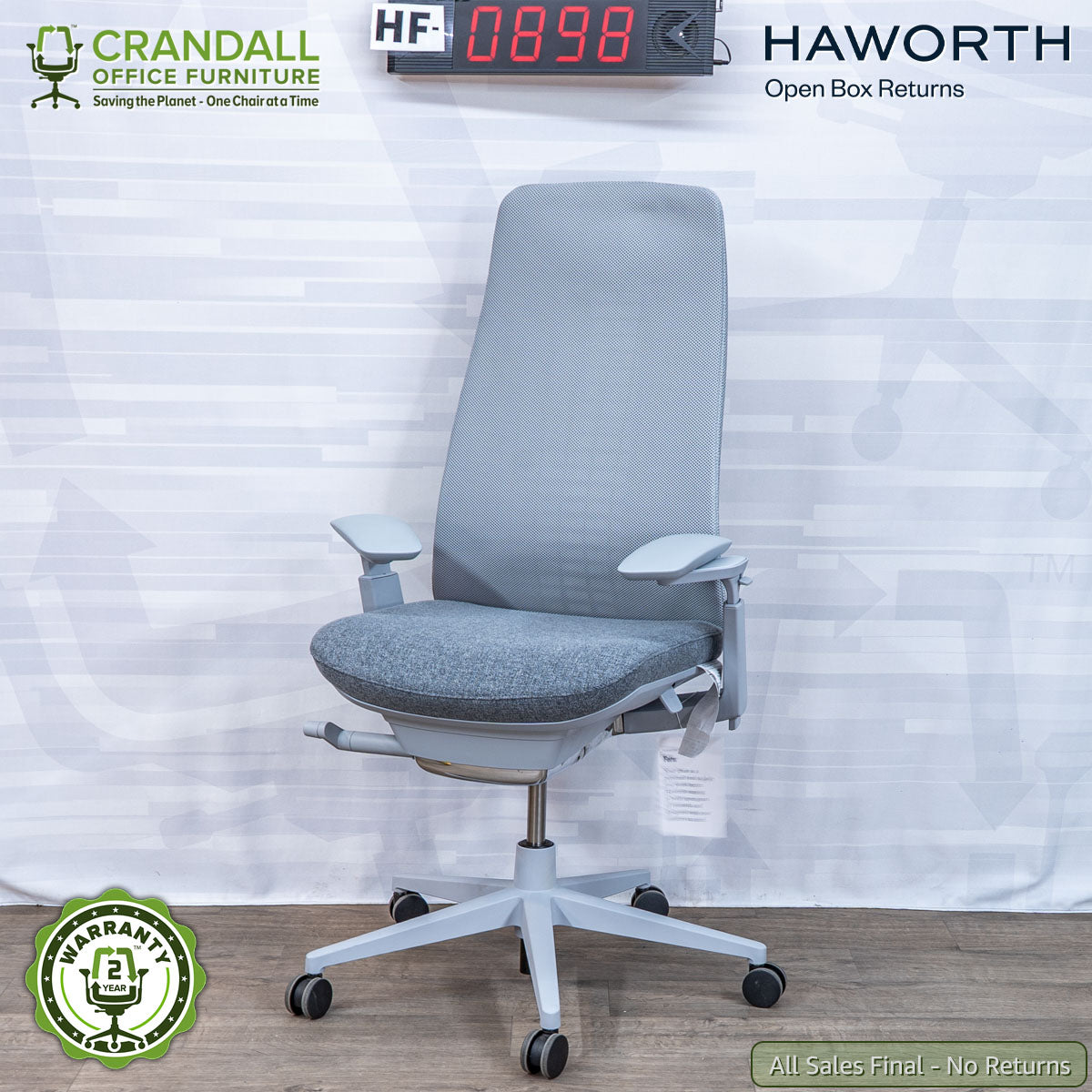 HF-0898 - Haworth Open Box Returns Fern – Crandall Office Furniture