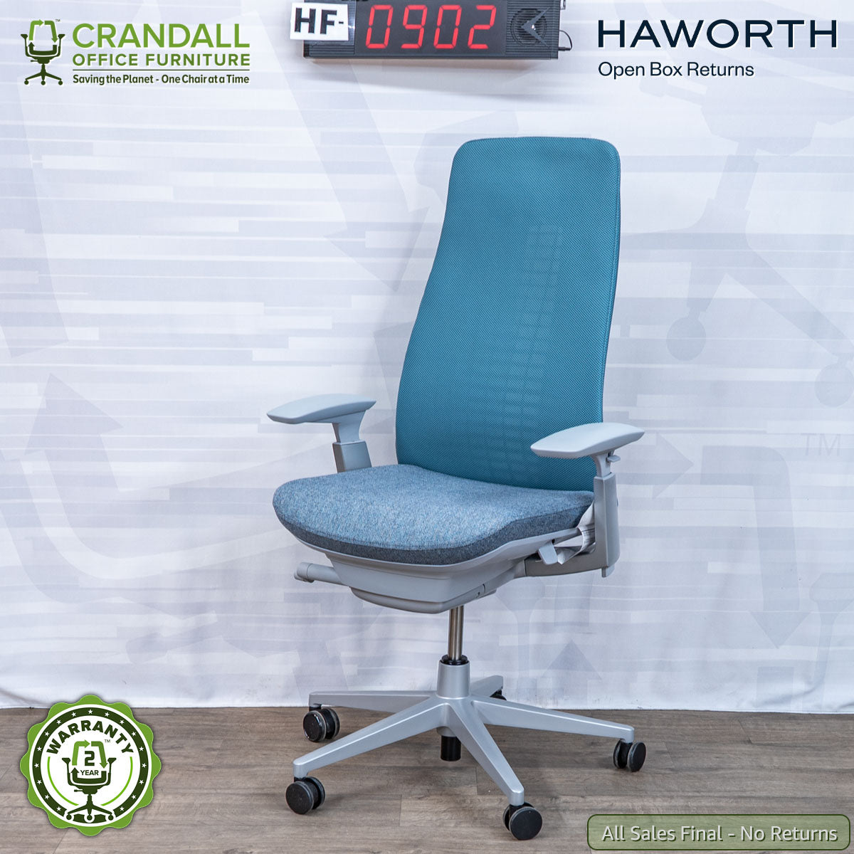 HF-0902 - Haworth Open Box Returns Fern – Crandall Office Furniture