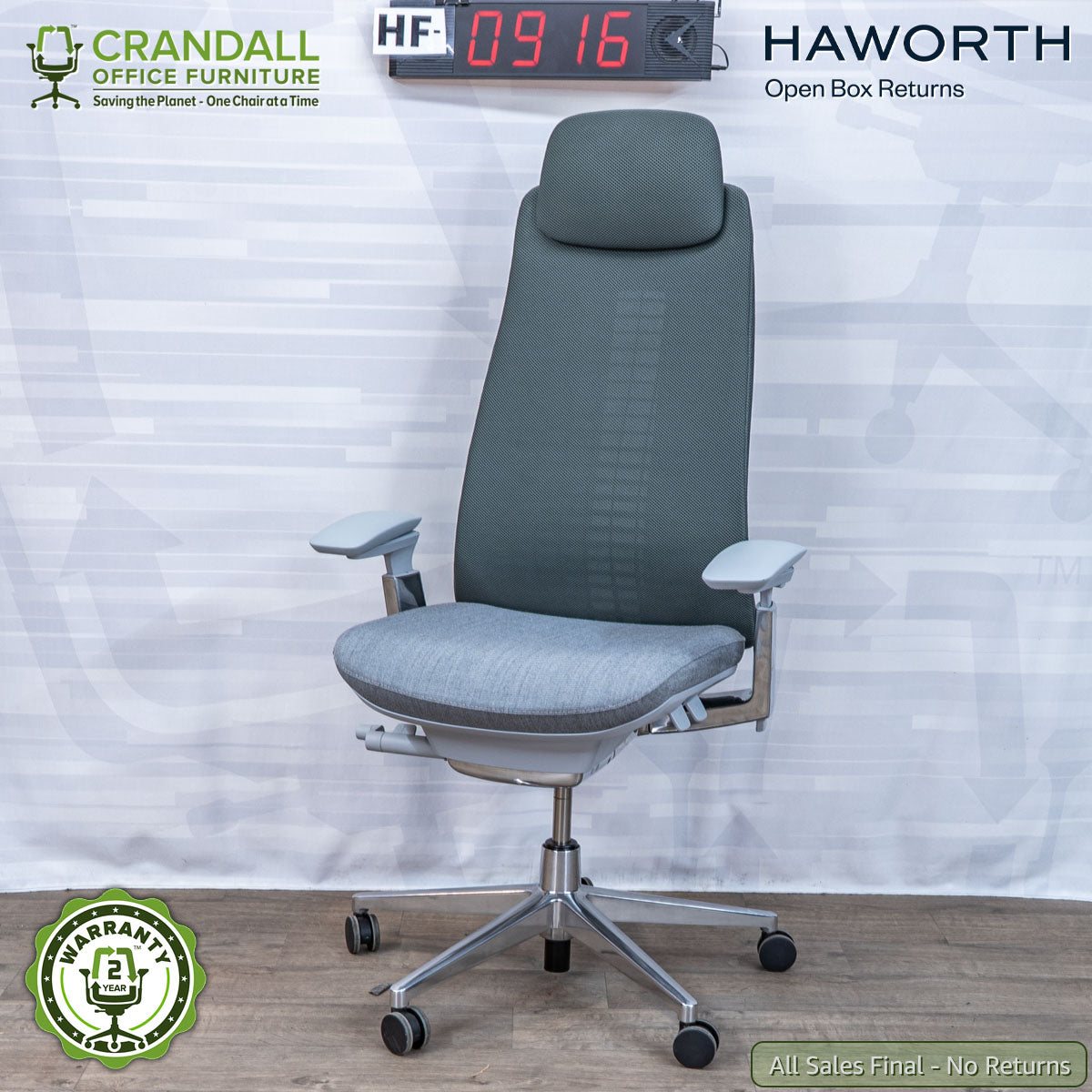 HF-0916 - Haworth Open Box Returns Fern – Crandall Office Furniture