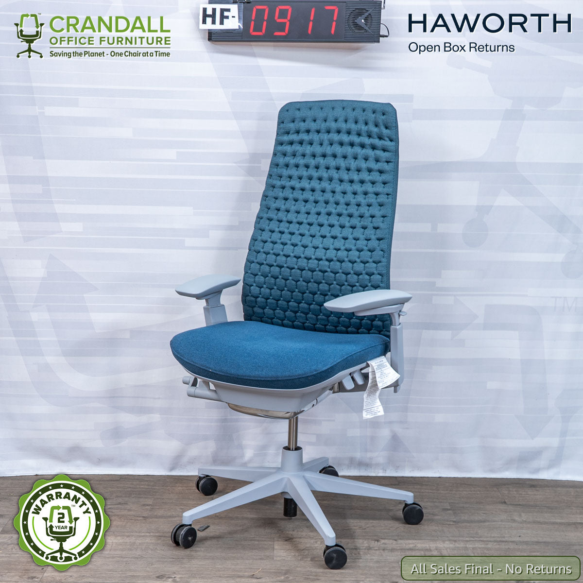 HF-0917 - Haworth Open Box Returns Fern – Crandall Office Furniture