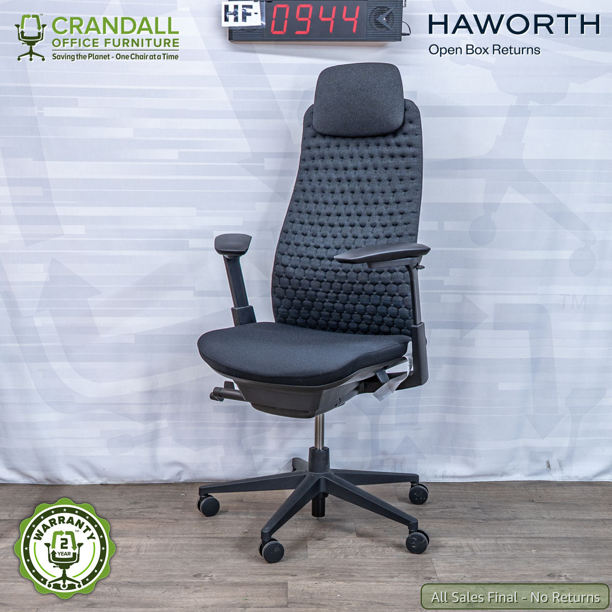 HF-0944 - Haworth Open Box Returns Fern with Headrest – Crandall Office ...