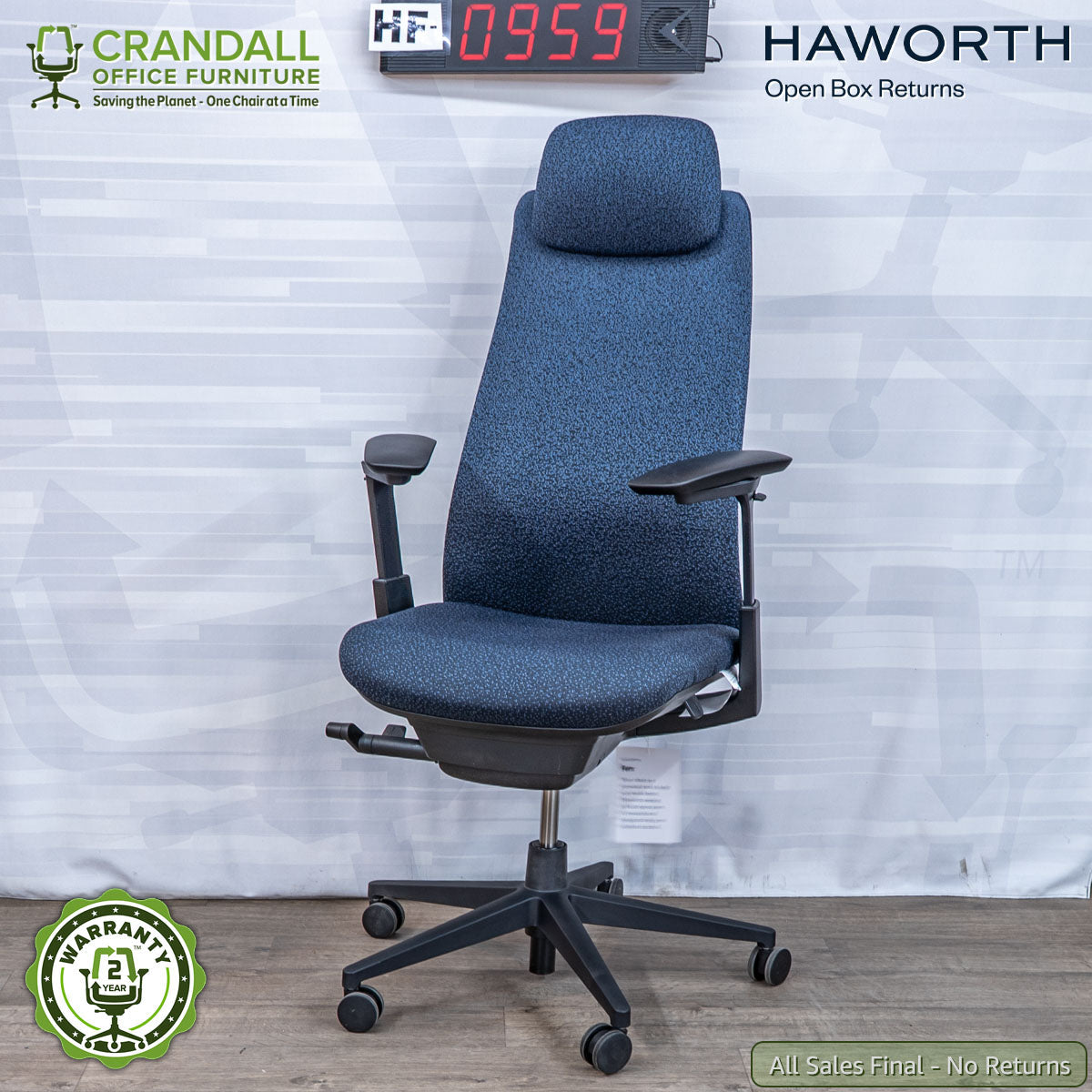 HF-0959 - Haworth Open Box Returns Fern – Crandall Office Furniture