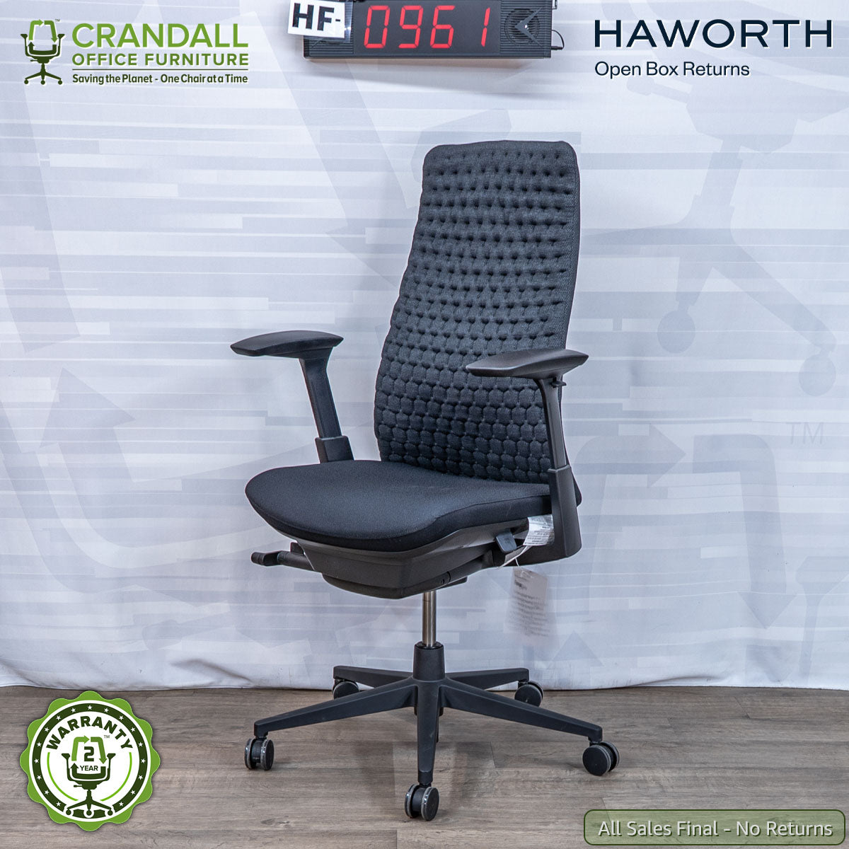 HF-0961 - Haworth Open Box Returns Fern – Crandall Office Furniture