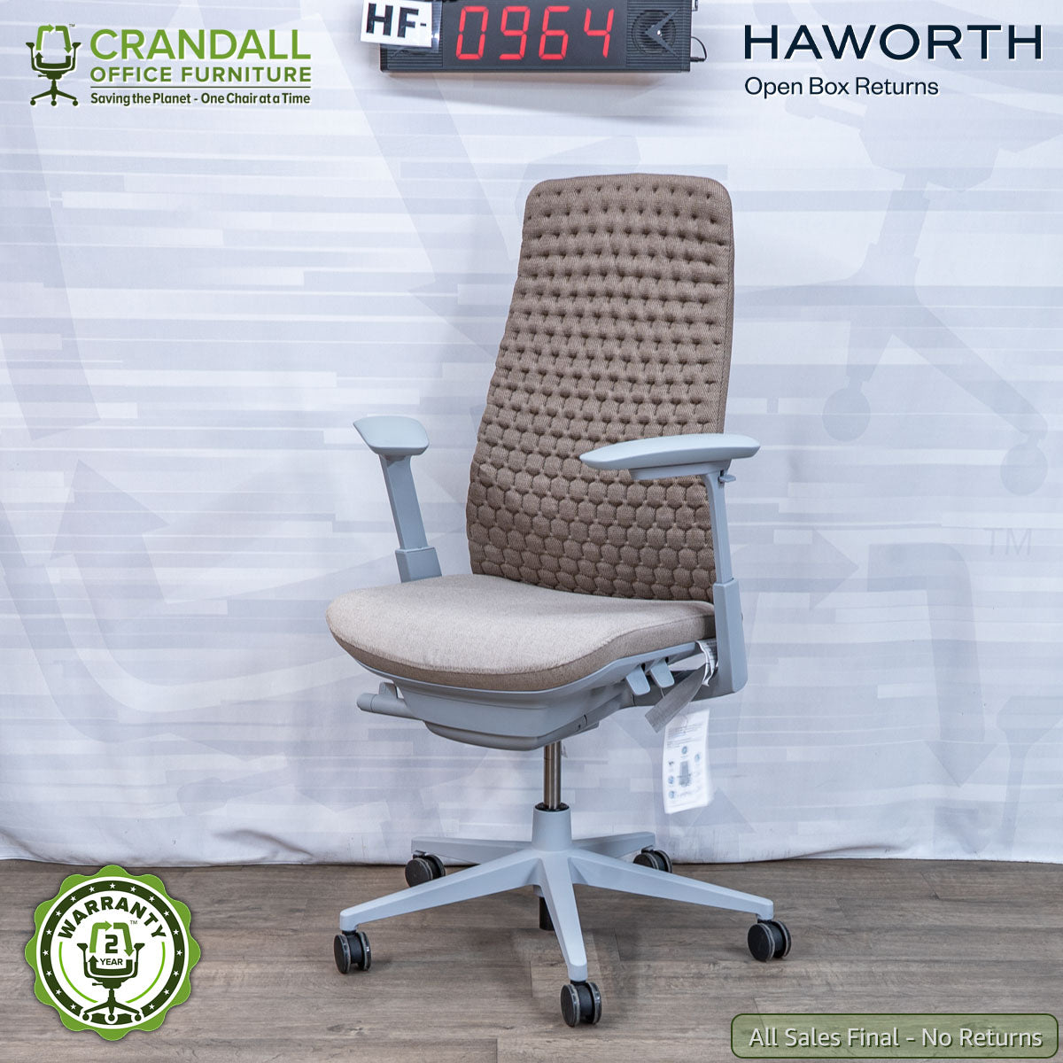 HF-0964 - Haworth Open Box Returns Fern – Crandall Office Furniture