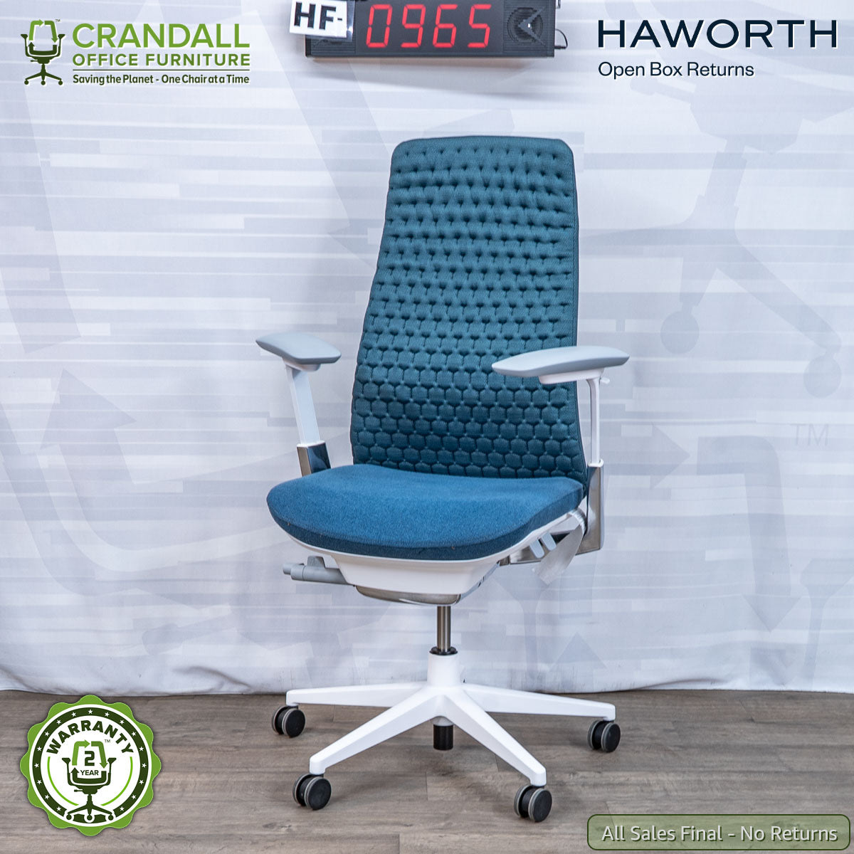 HF-0965 - Haworth Open Box Returns Fern – Crandall Office Furniture