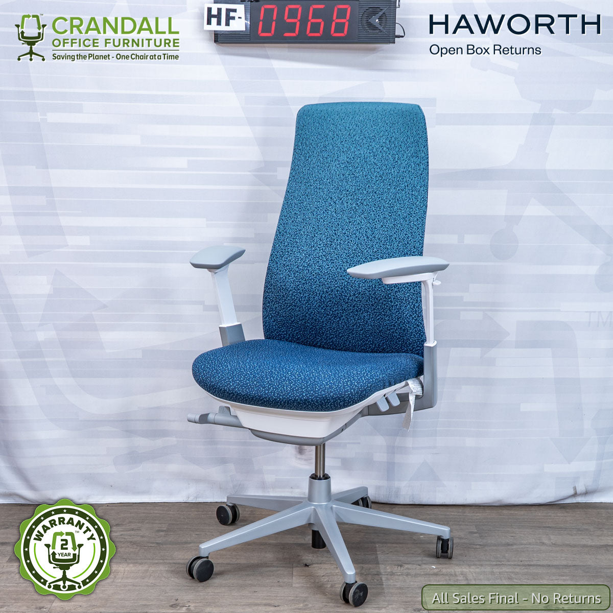 HF-0968 - Haworth Open Box Returns Fern – Crandall Office Furniture