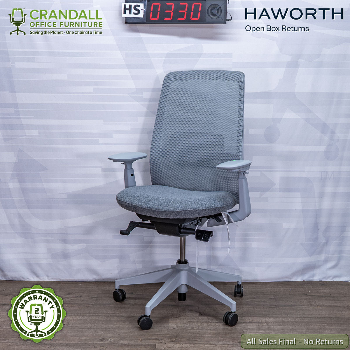 HS-0330 - Haworth Open Box Returns Soji – Crandall Office Furniture