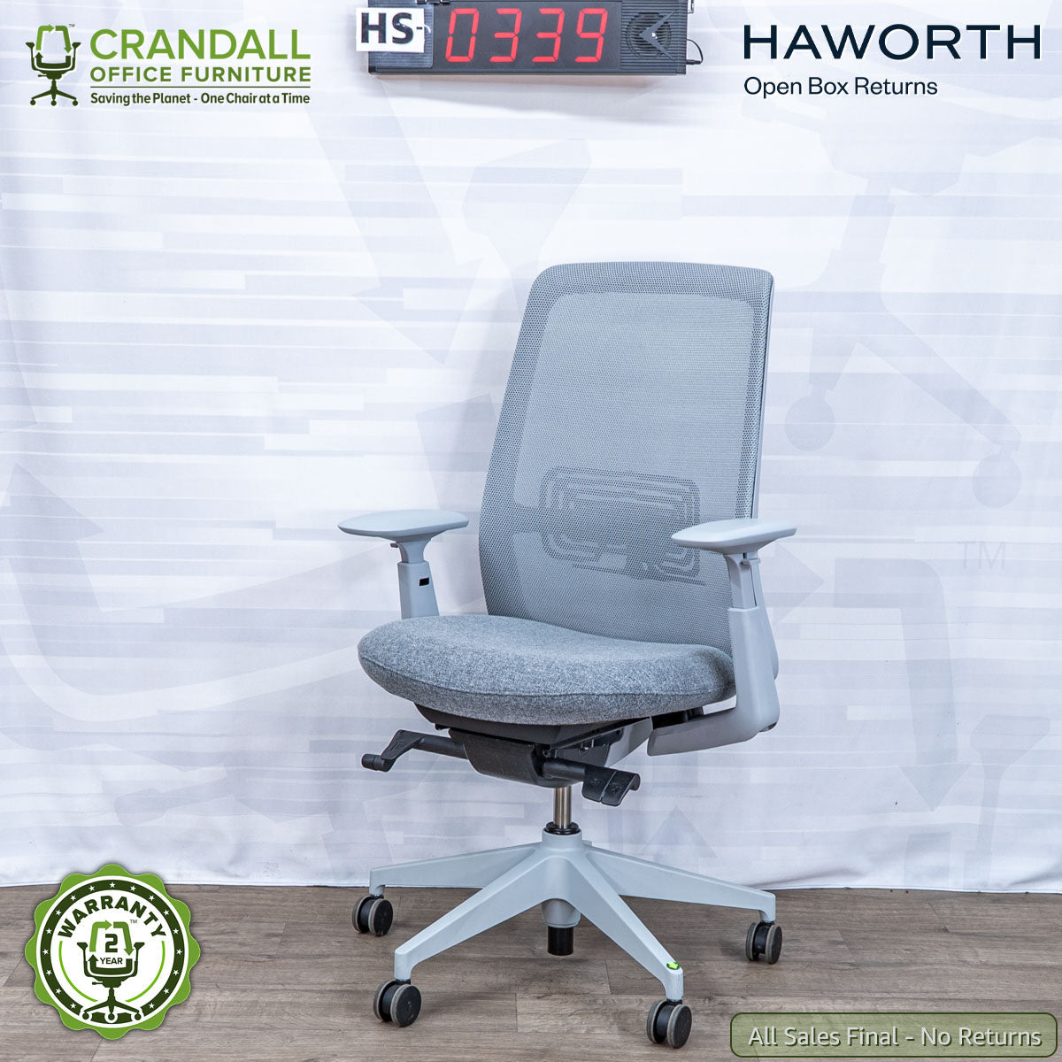 HS-0339 - Haworth Open Box Returns Soji – Crandall Office Furniture