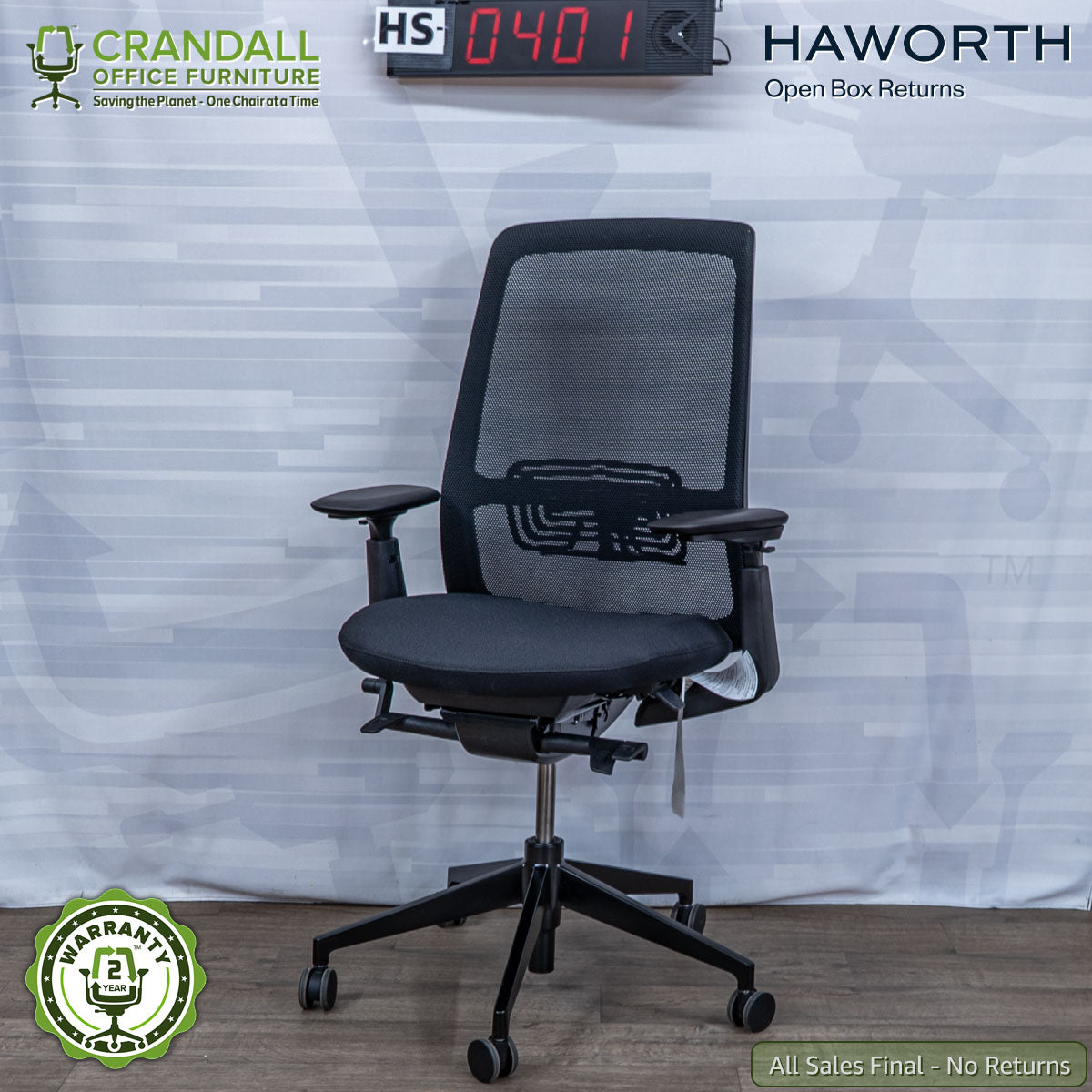 HS-0401 - Haworth Open Box Returns Soji – Crandall Office Furniture