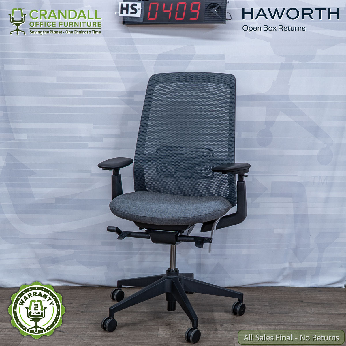 HS-0409 - Haworth Open Box Returns Soji – Crandall Office Furniture