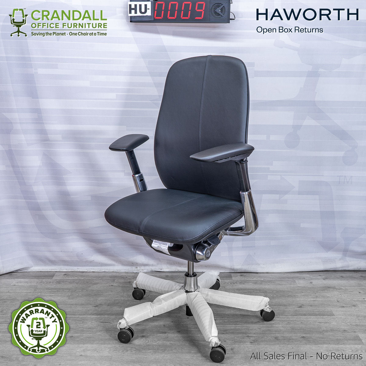 HU-0009 - Haworth Open Box Zody LX Upholstered – Crandall Office Furniture