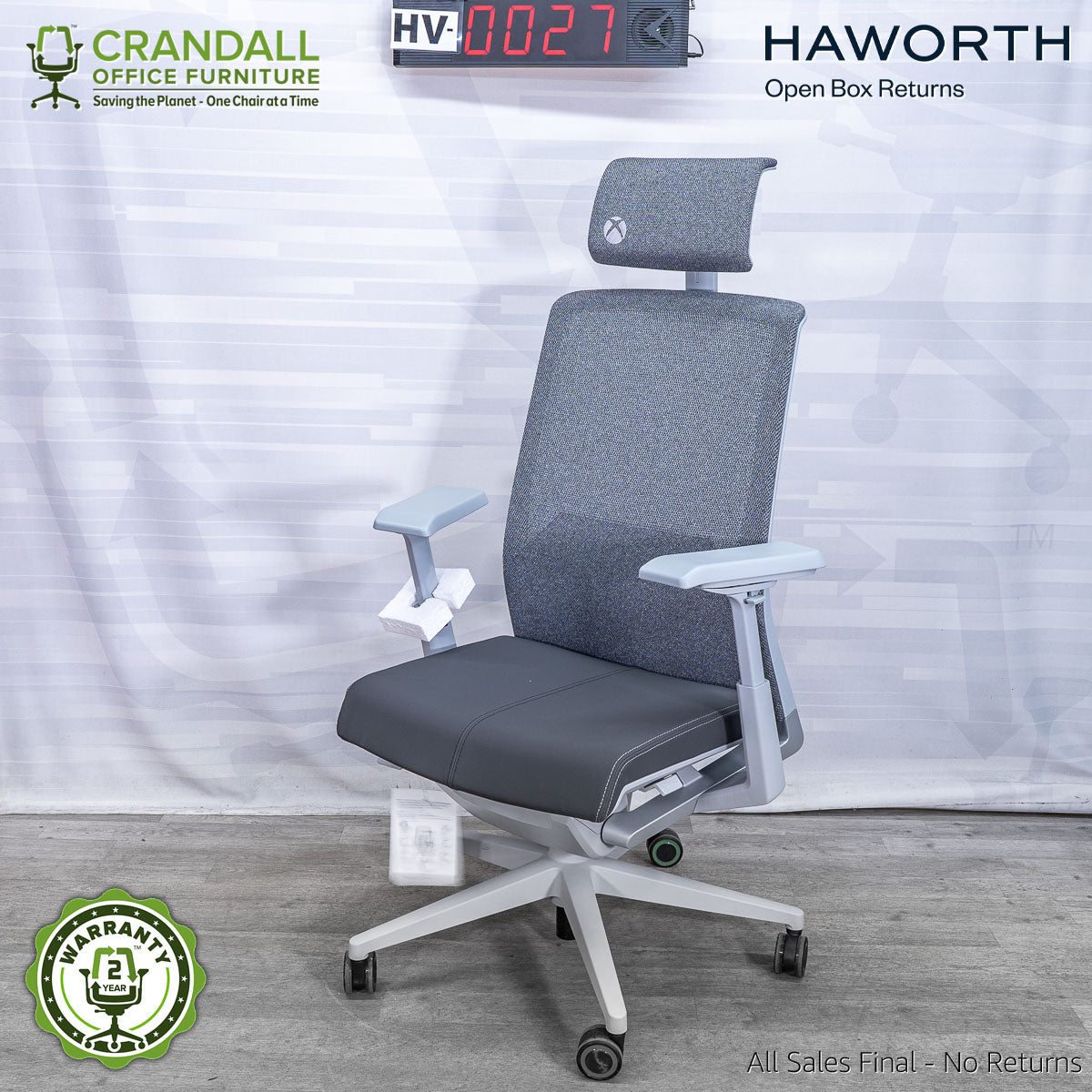 HV-0027 - Haworth Very with Headrest – Crandall Office Furniture