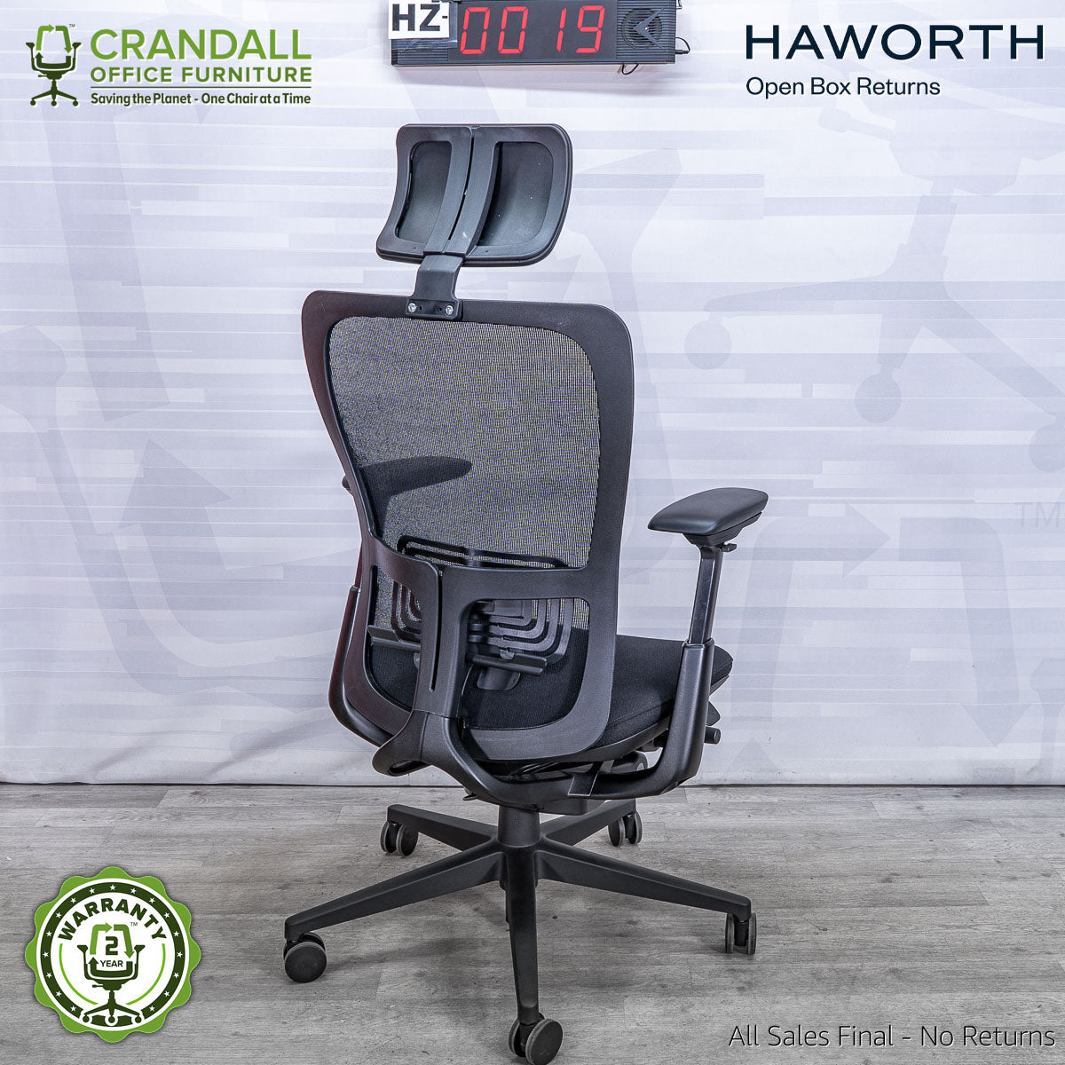 HZ 0019 Haworth Zody with Headrest