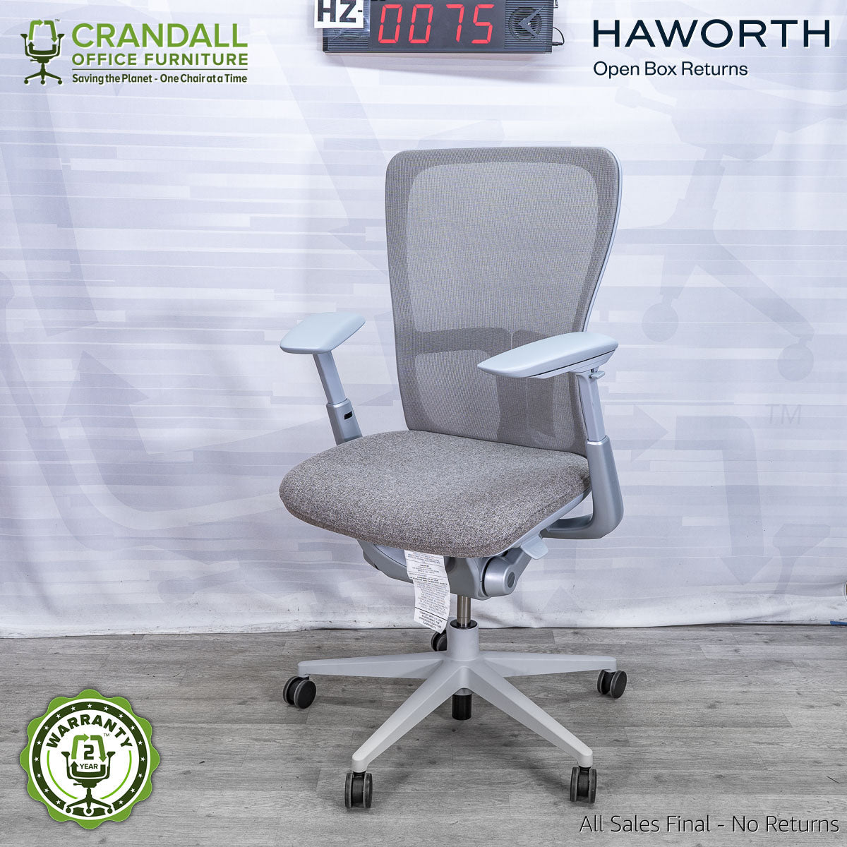 HZ-0075 - Haworth Open Box Zody – Crandall Office Furniture