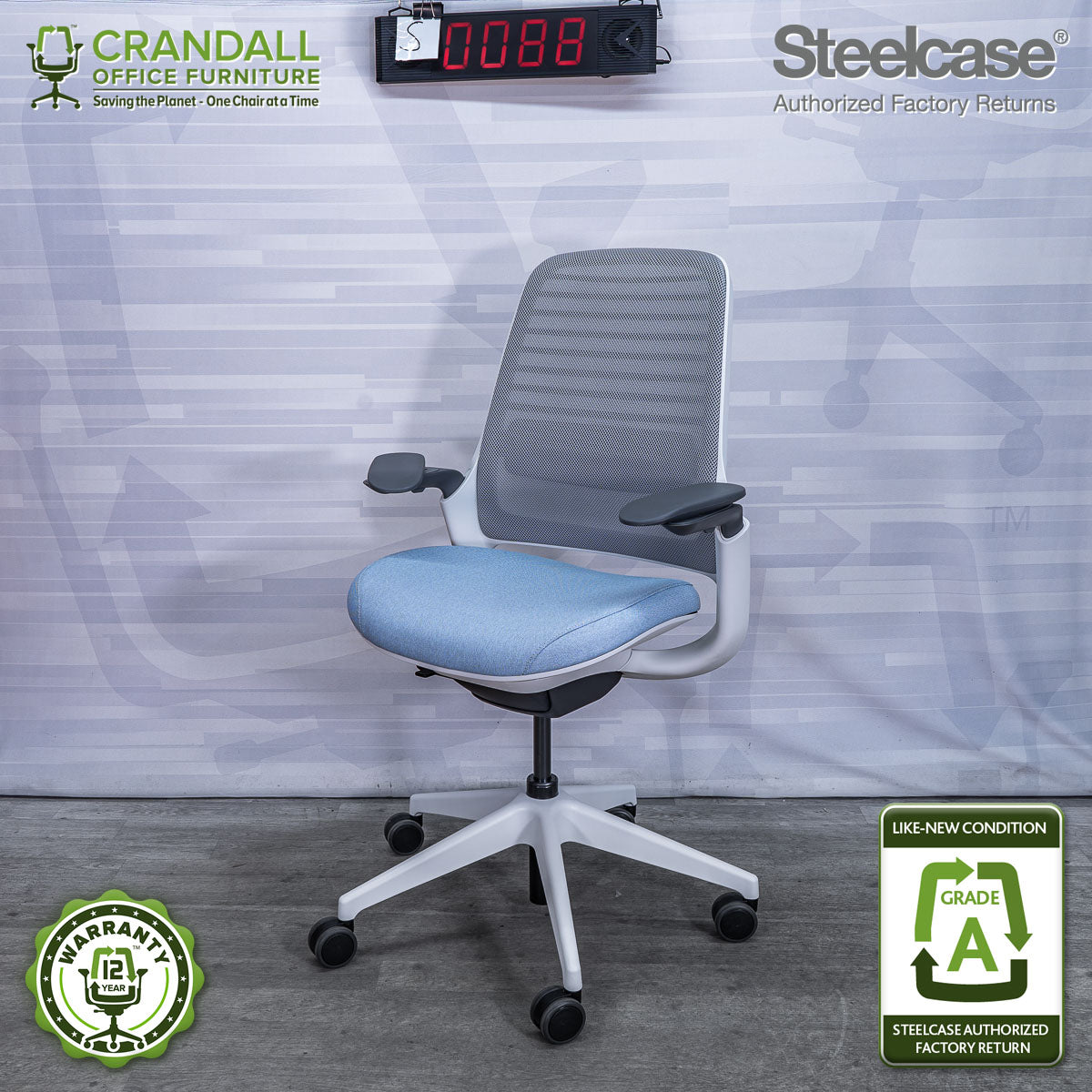 S-0088 - Steelcase Series 1 - Grade A – Crandall Office Furniture